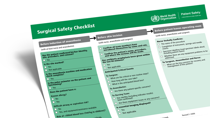 The WHO Surgical Safety Checklist Lifebox