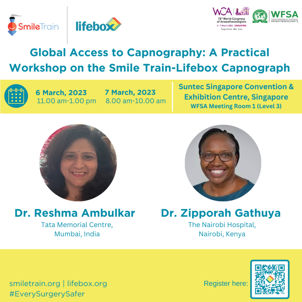 Lifebox at WCA: Workshops and Events